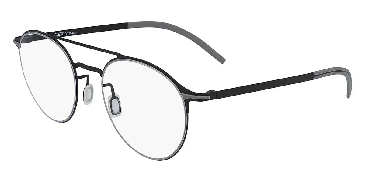 Flexon B2003 001 Eyeglasses Black 52mm Men | Lens & Luxe