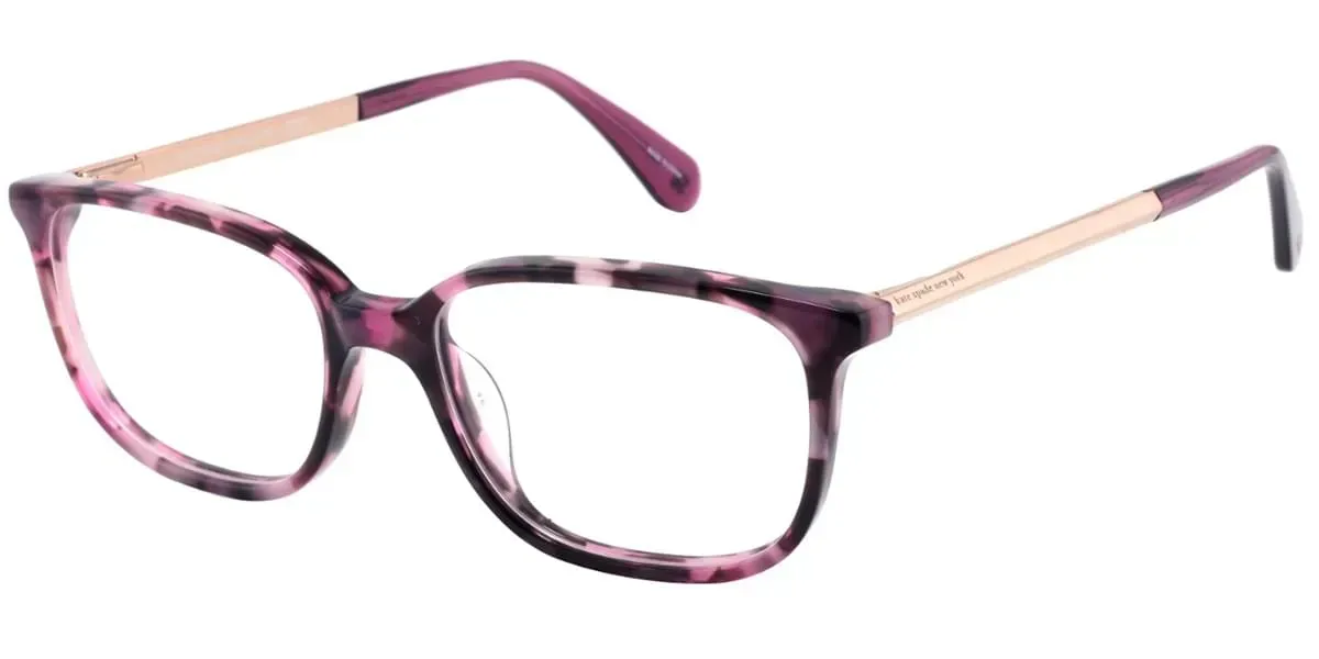Kate Spade NATALIA Eyeglasses Havana Mau Violet 50mm Women ...