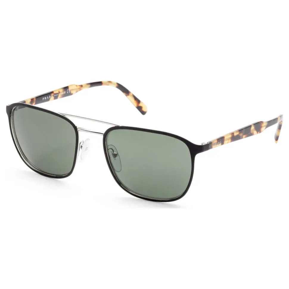 Prada PR75 5240B2 Sunglasses Black 56mm Men | Lens & Luxe