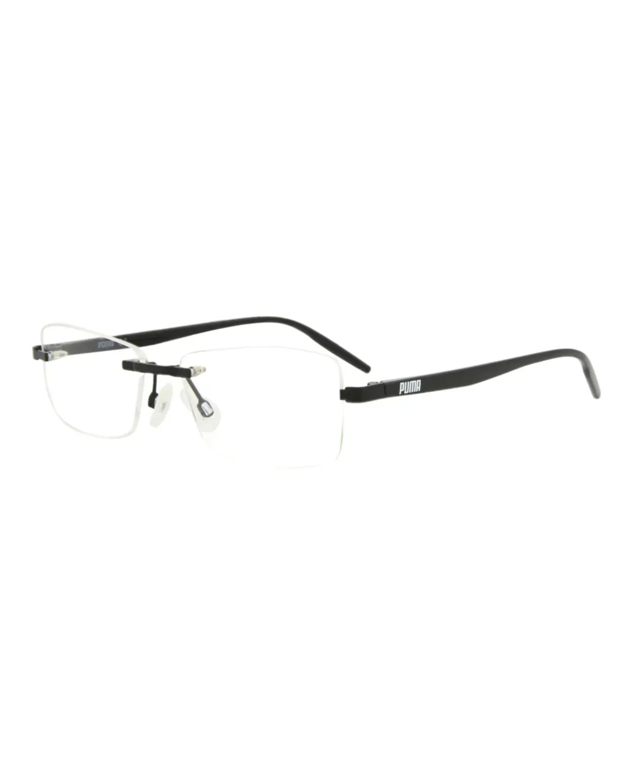 Puma PE0142O 001 Eyeglasses Black 53mm Unisex | Lens & Luxe