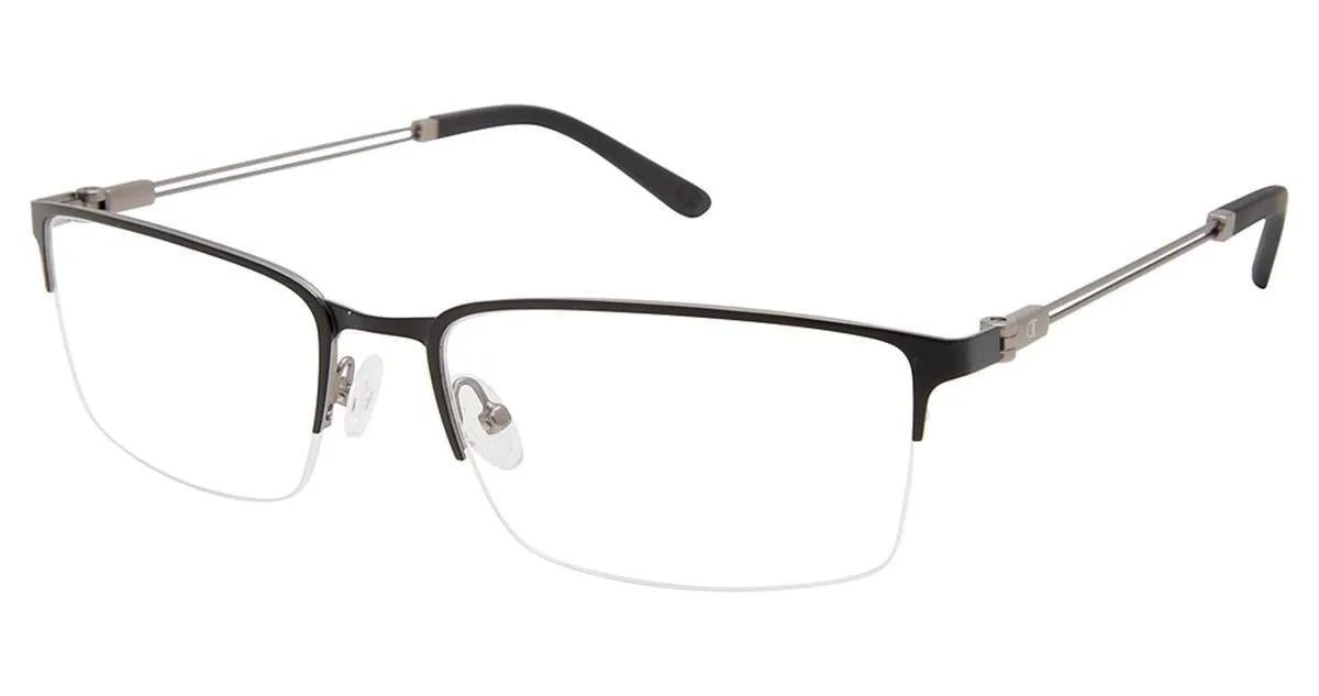 Champion PUSHX C01 Eyeglasses Matte Black 61mm Men | Lens & Luxe