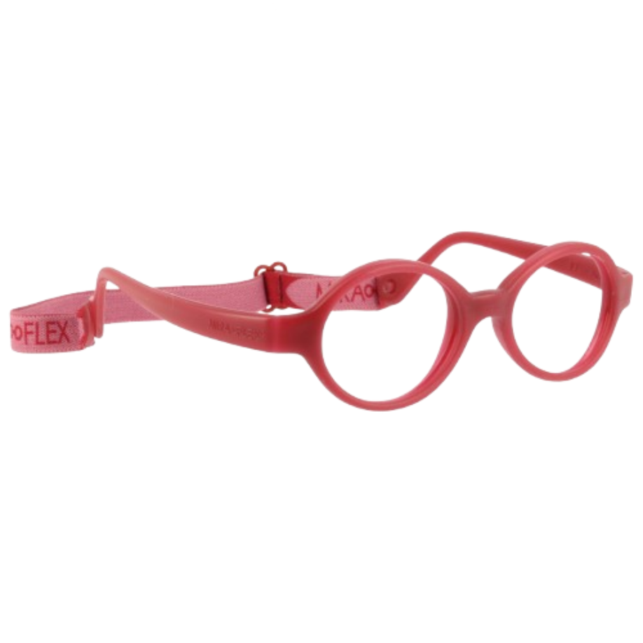 Miraflex Eyeglasses Red 38mm Kids | Lens & Luxe