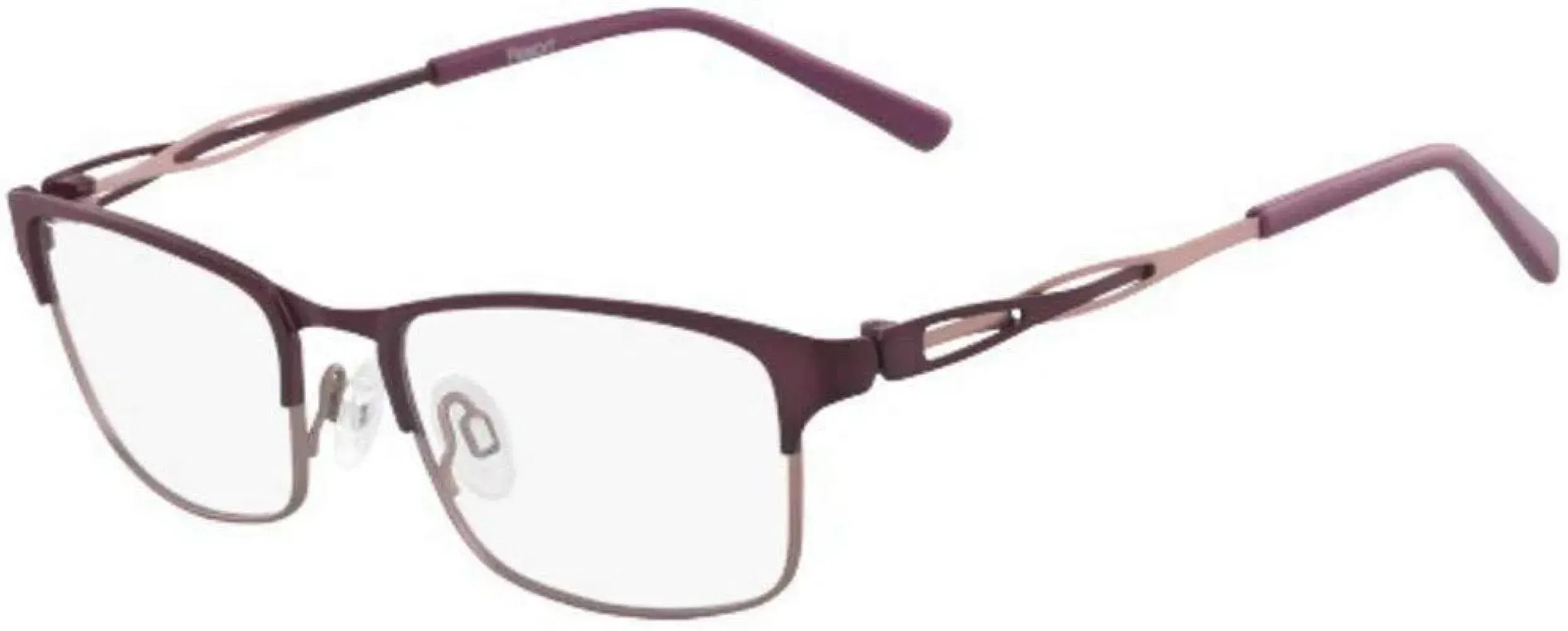 Flexon Mariene 505 Eyeglasses Plum 53mm Women | Lens & Luxe
