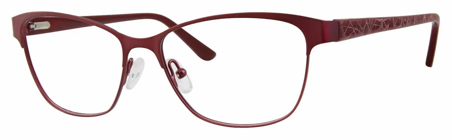 Adensco AD224 0U7I Eyeglasses Aubergine Matte 52mm... | Lens & Luxe
